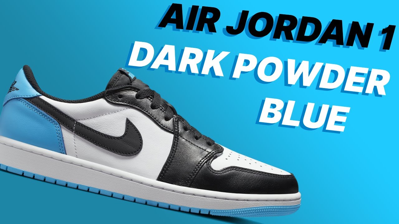 Air Jordan 1 Low Dark Powder Blue "UNC" | HOW TO COP + Release Info ...