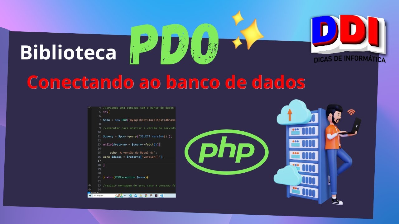 Como Conectar Ao Banco De Dados Mysql Com Php Pdo Youtube 8532