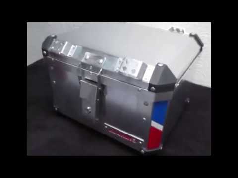 How to make aluminum trunks for motorcycle - YouTube