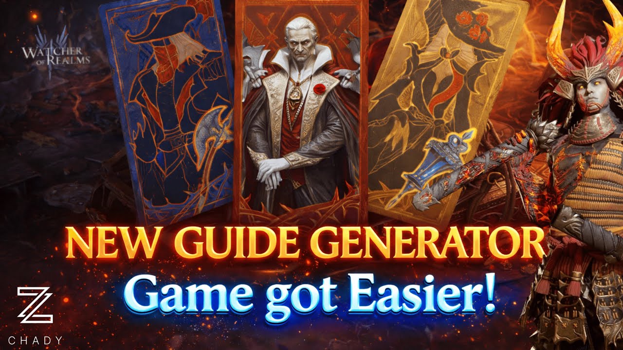 NEW Guide Generator!! | Makes The Game Easier | Watcher of Realms - YouTube