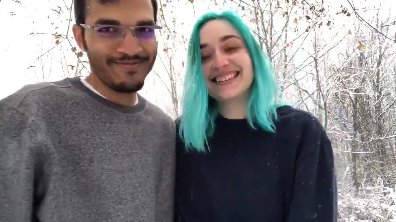 2nd winter with my then girlfriend and now wife - YouTube