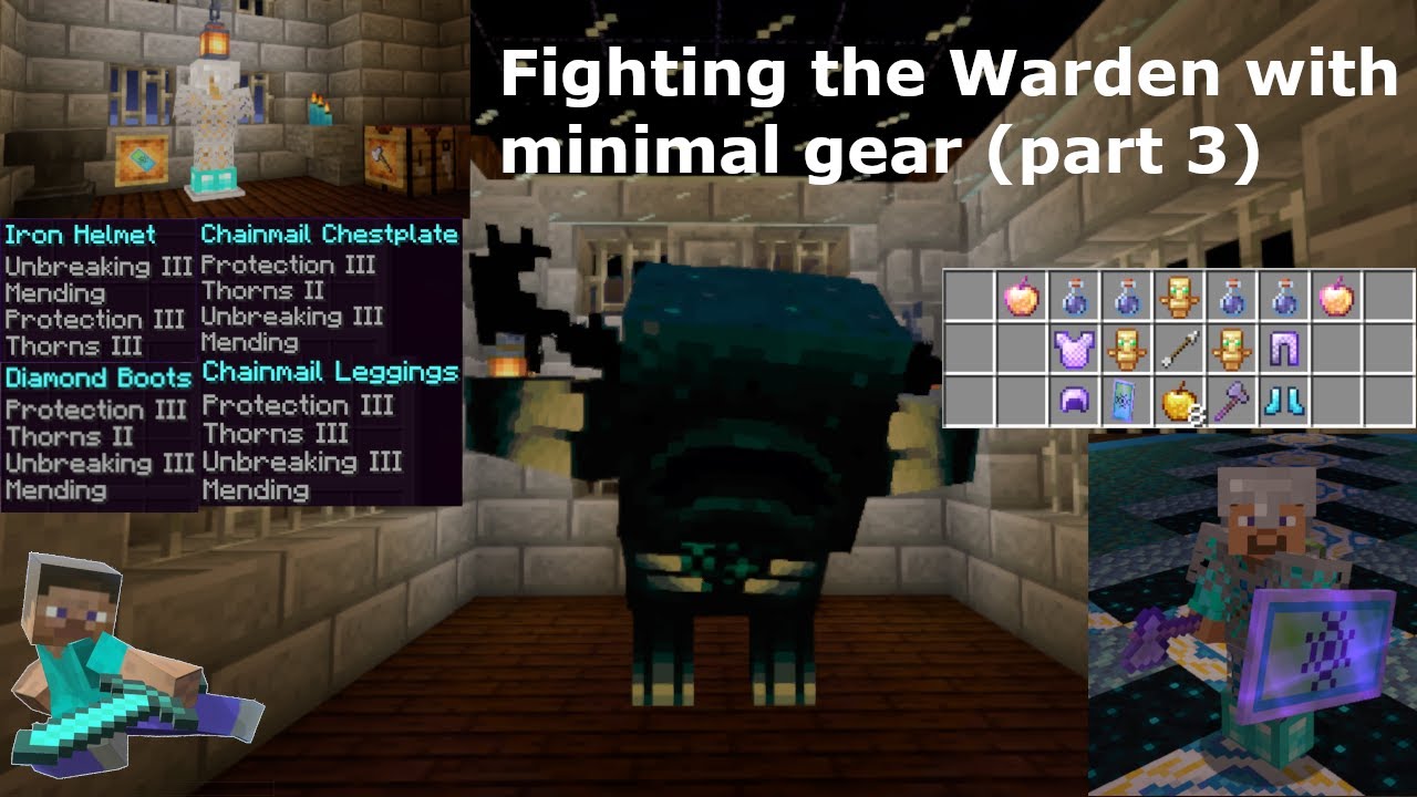 Warden fight with minimal gear (Part 3) - YouTube