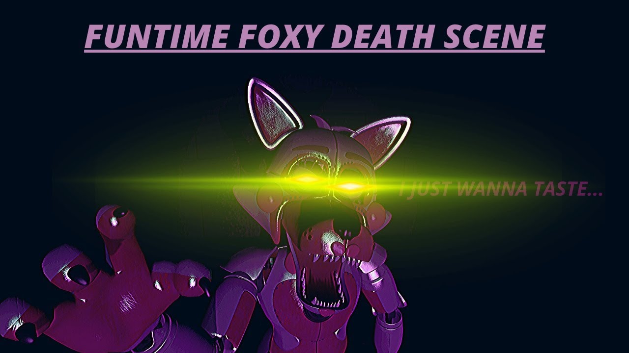 [FNAF/SFM] Funtime Foxy's Death Scene - YouTube