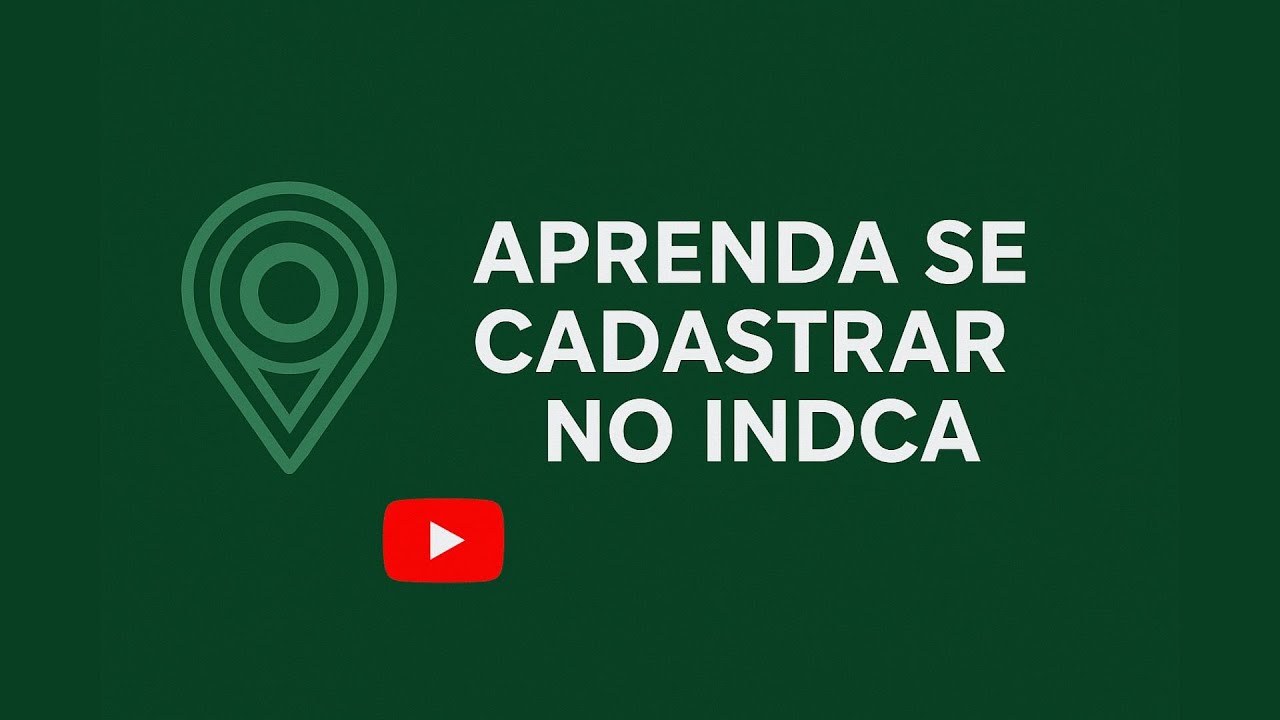 Aprenda se Cadastrar no INDCA - YouTube