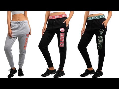 Ultra Game NBA Women's Jogger Pants Active Fleece Sweatpants