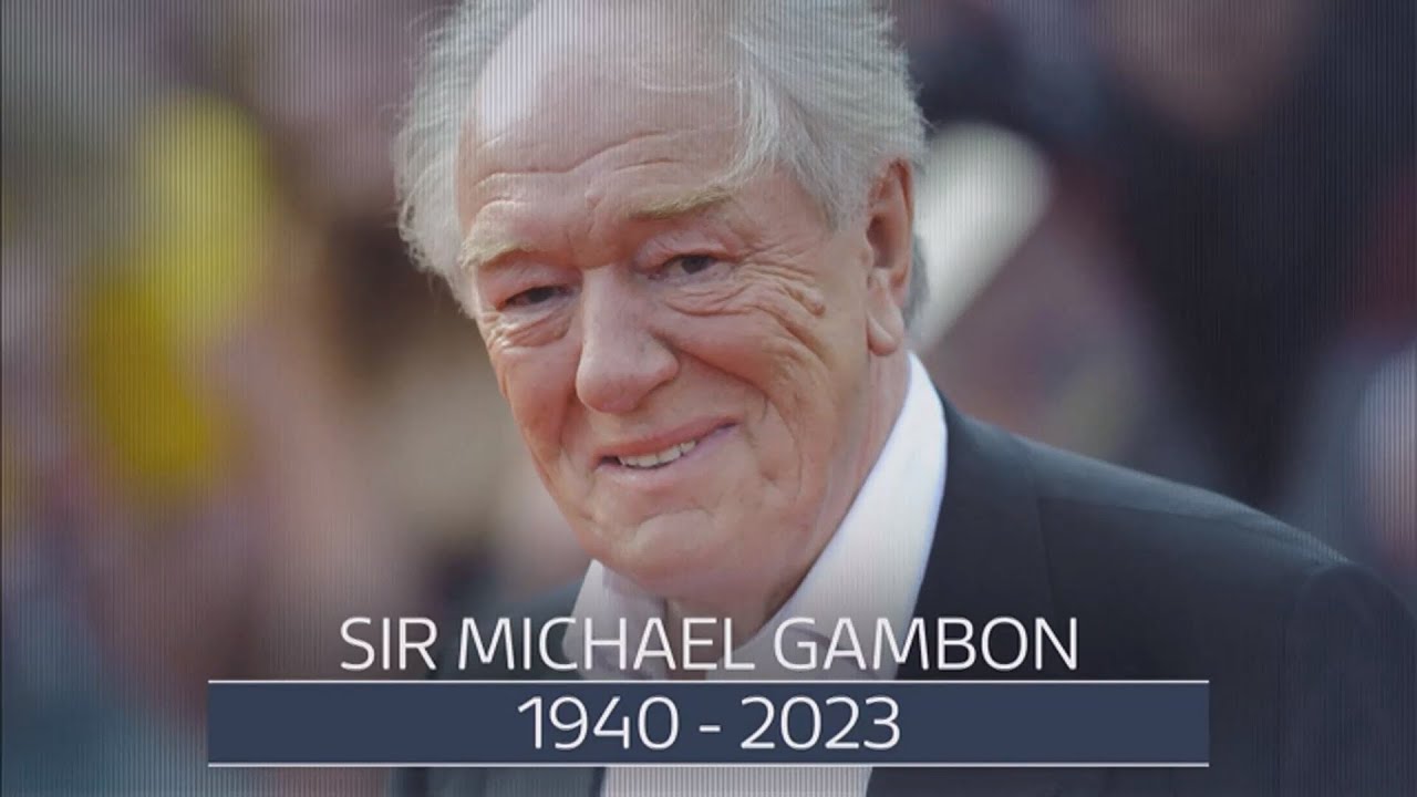 Michael Gambon passes away (1940 - 2023) (Ireland/UK) - BBC&ITV News ...
