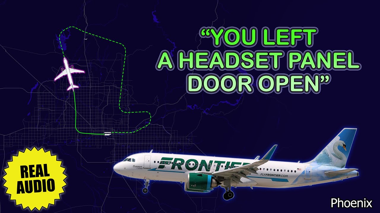 Ground handler reports open panel on departing aircraft at Phoenix ...