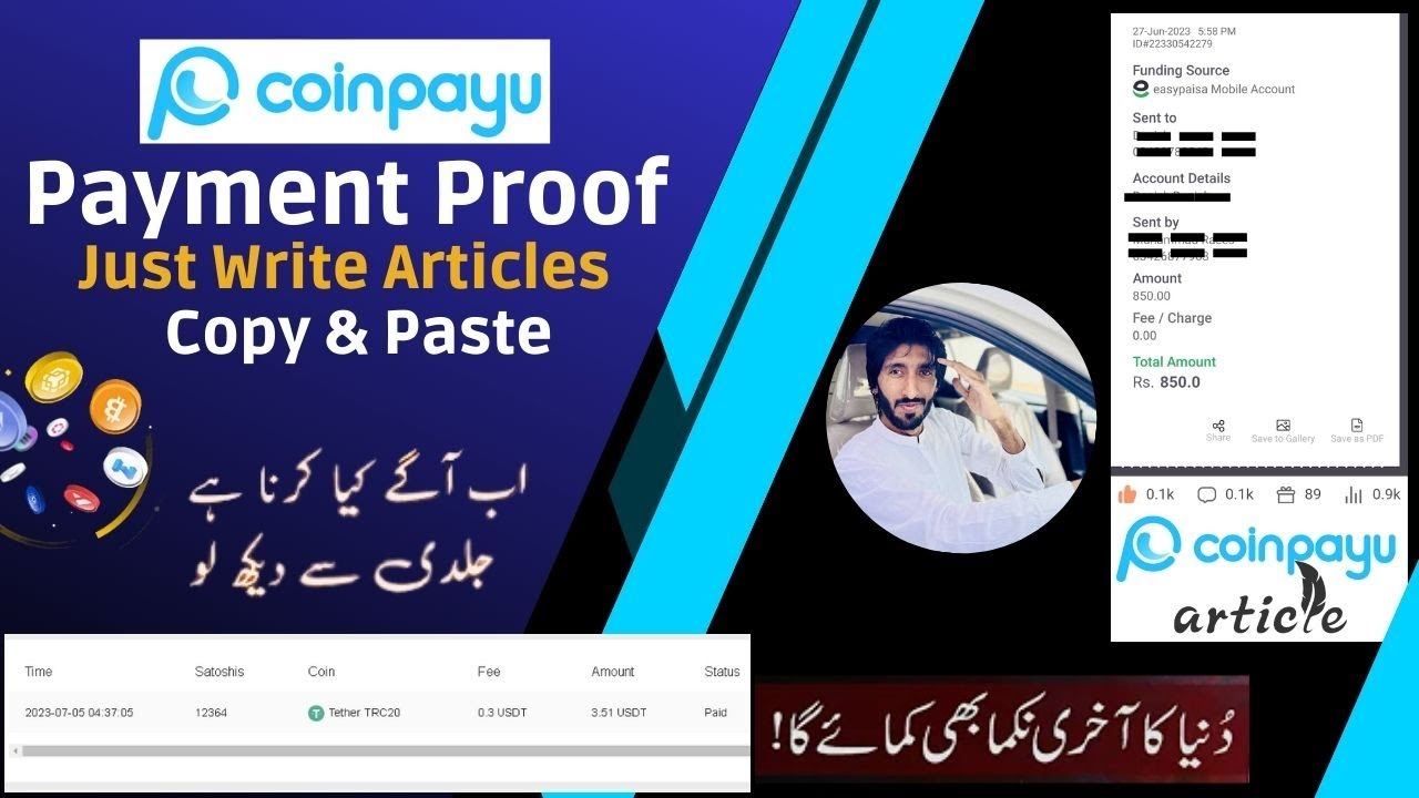 Earn Money CoinPayu Just Write Articles ! CoinPayu Payment Proof ! Article writing earn money ...