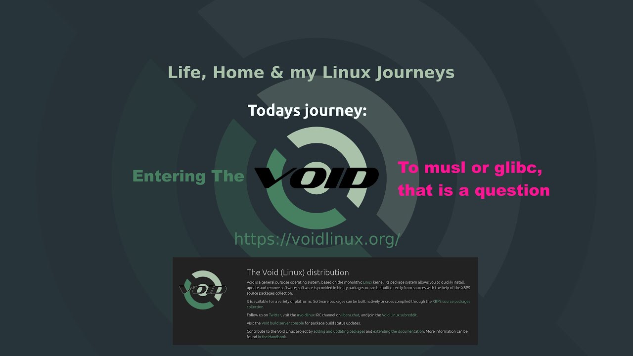 Void Linux Pt-1 Install Both Glibc & Musl In V-Box Down Another Rabbit ...