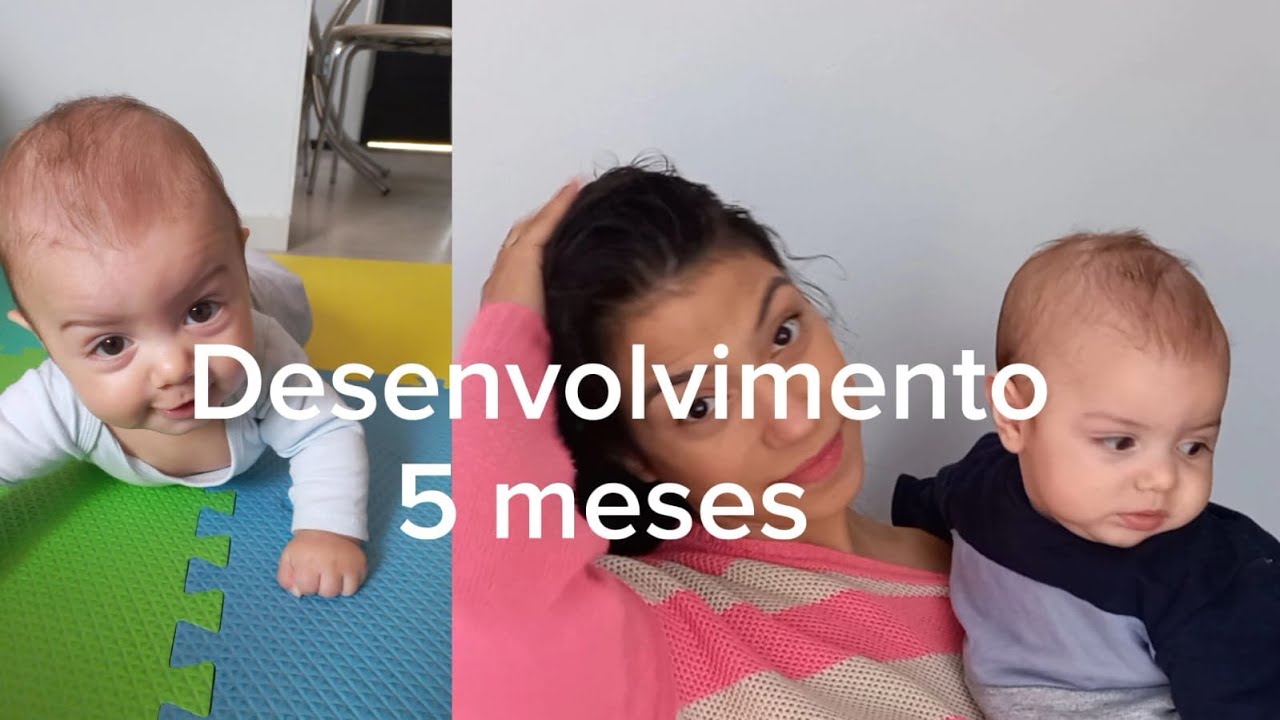 Desenvolvimento do bebe de 5 meses - YouTube