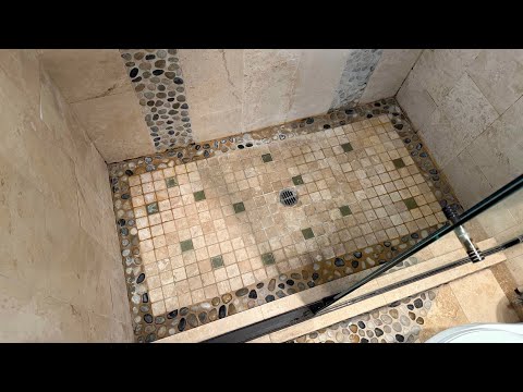 First Time Stone Shower Getting Deep Cleaned