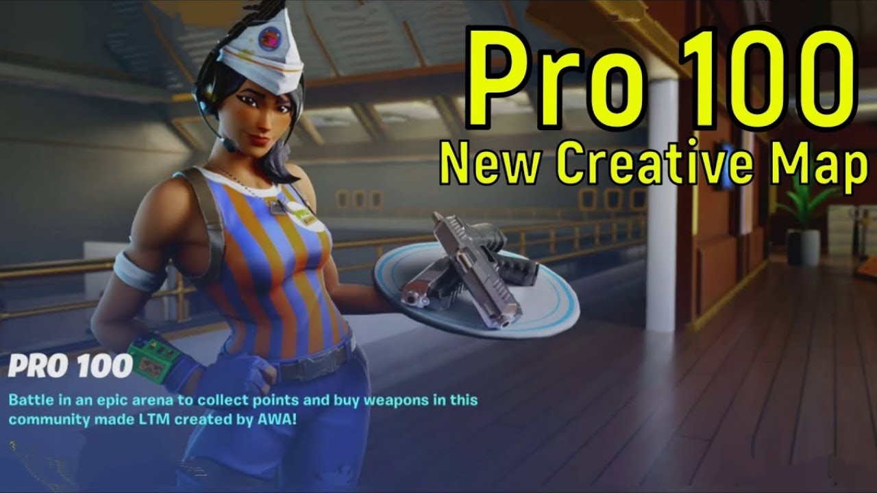 HOW TO PLAY PRO 100 IN FORTNITE (Fortnite Pro 100 Code) - YouTube