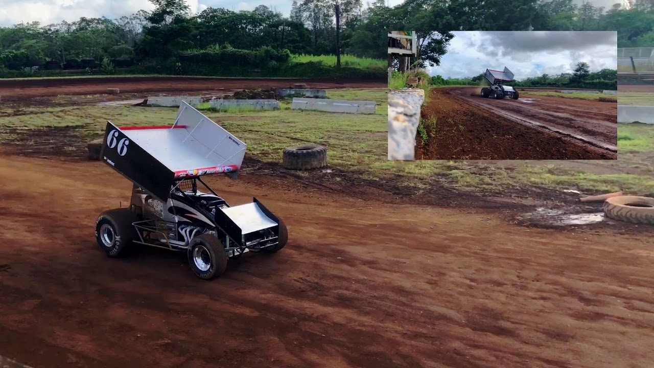 Hilo Dirt Oval track 410 Sprint car - YouTube