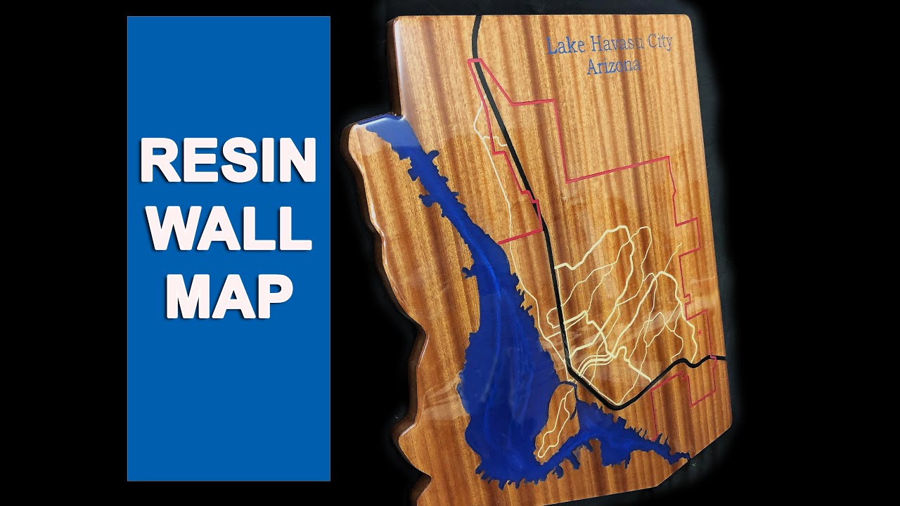 Mutli Layer Epoxy Resin Wall Map - YouTube