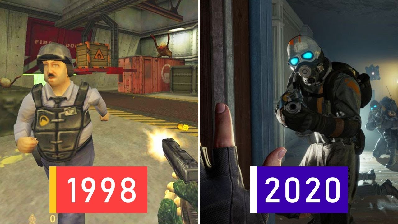 Evolution of Half-Life Games 1998-2020 - YouTube