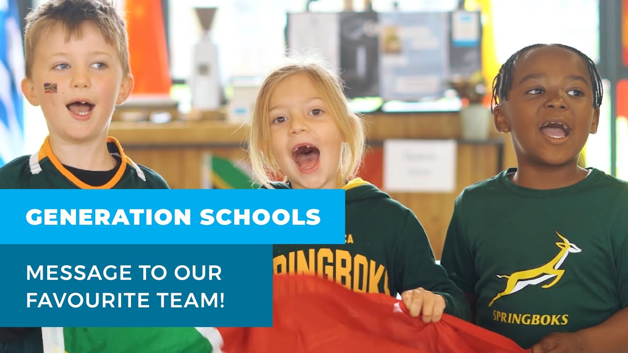 Generation Schools message to our favourite team! - YouTube