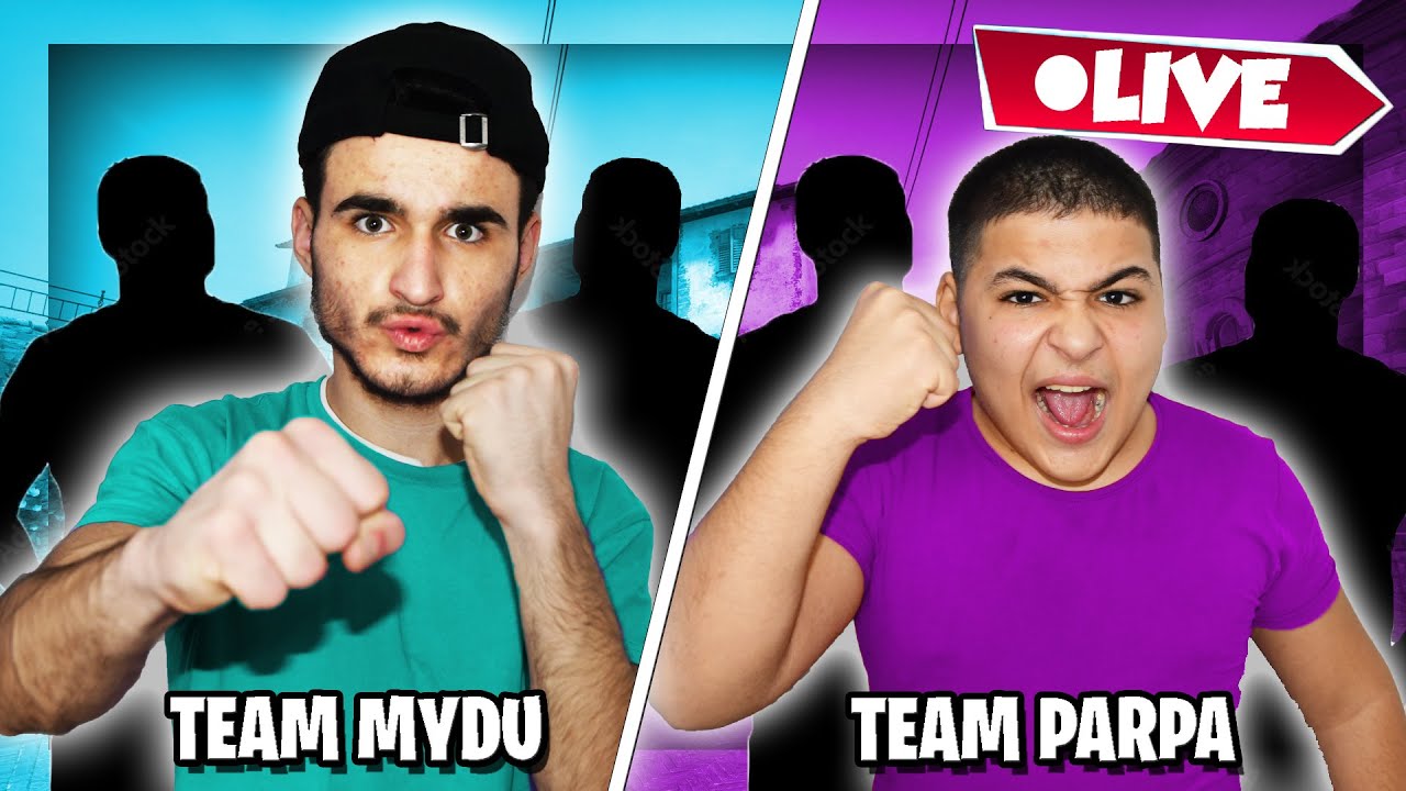 [🔴Live] Team Mydu vs team Parpandel | Parpandel incepe cu stangul si ...