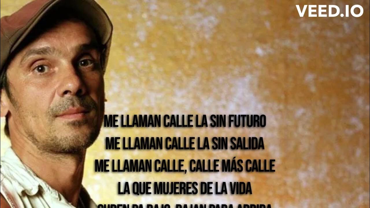 Manu Chao- Me Llaman Calle (LETRA) - YouTube