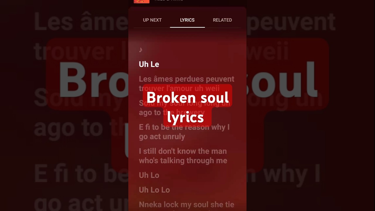 Broken soul #lyrics #shorts #brokensoul - YouTube