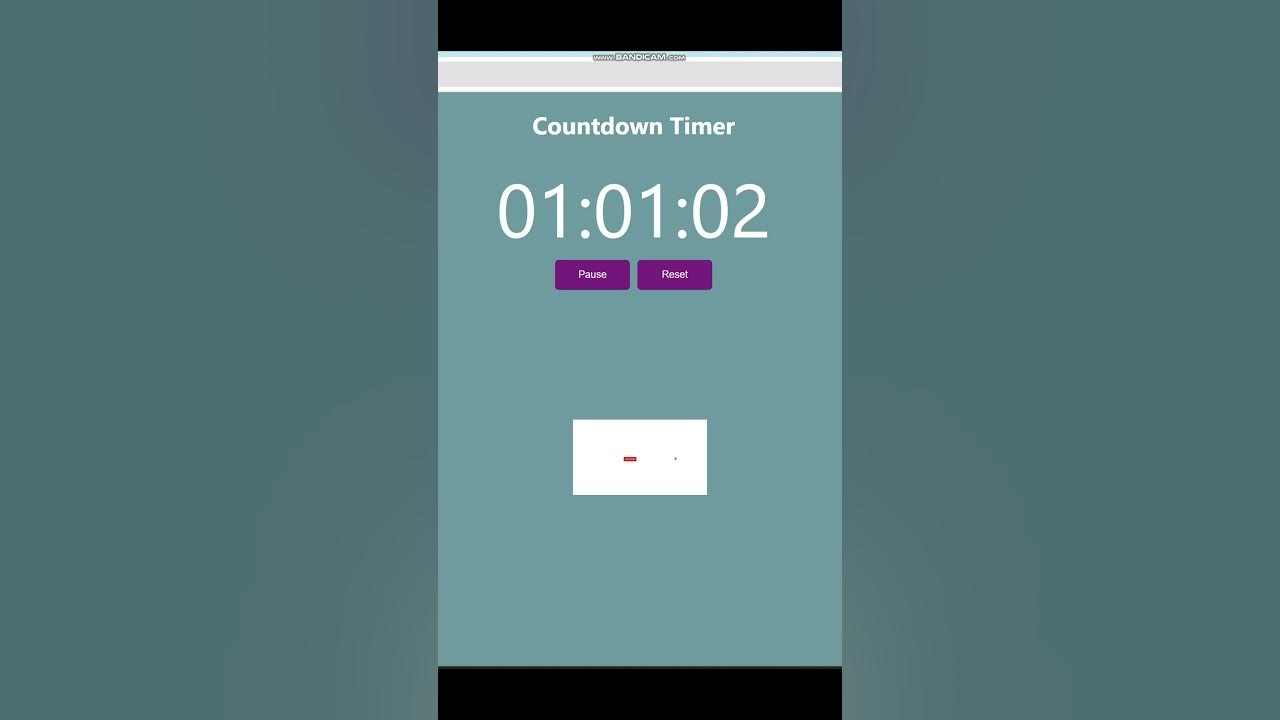 React Interview Challenge Countdown Timer Project React Reactproject Viral Shorts Frontend 