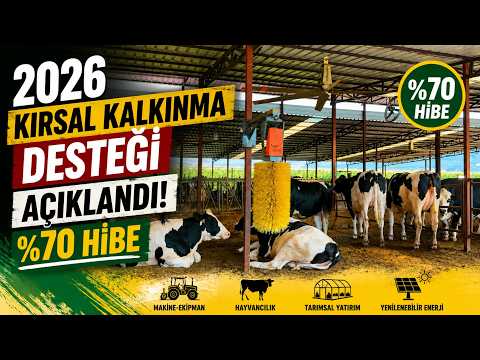 2026 Kırsal Kalkınma Desteklemeleri Açıklandı