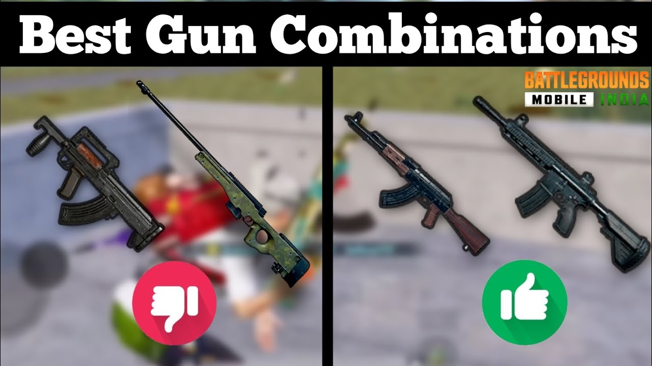 Top 3 Best Gun Combinations in BGMI | Easy Rank Push | BGMI | Valiant ...
