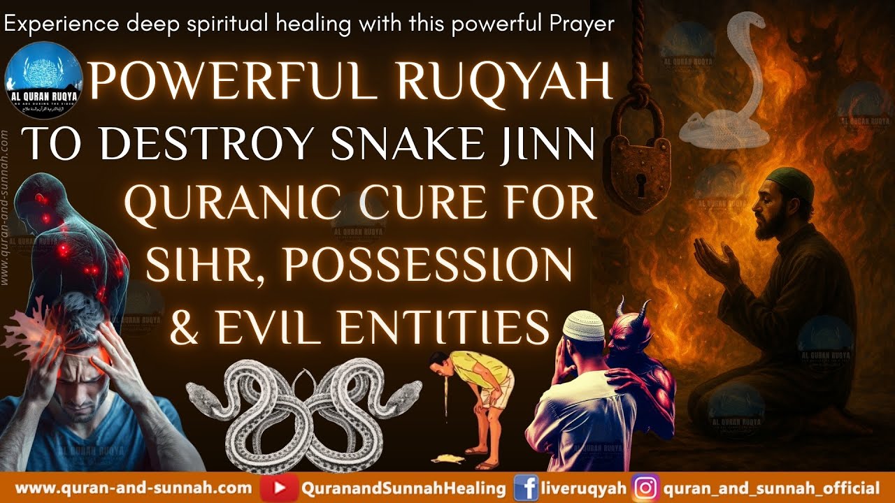 Powerful Ruqyah to Destroy Snake Jinn | Quranic Cure for Sihr ...