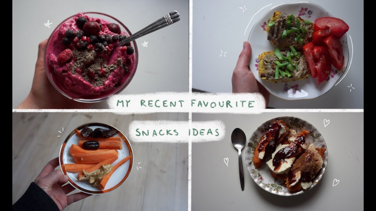 My recent favourite snacks ideas - YouTube