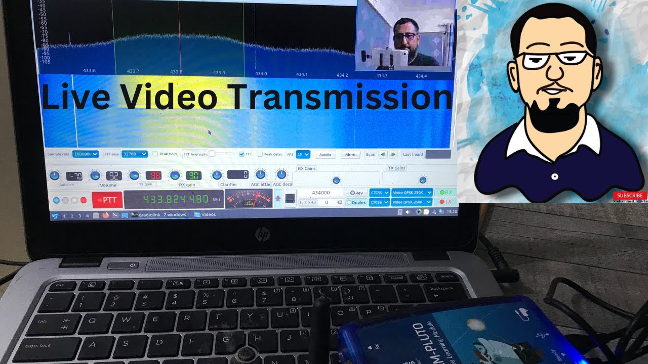 Live Video Transmission & Reception using QRadiolink | DragonOS Focal | SDR - YouTube