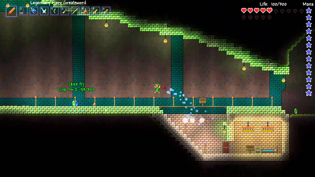 Let's Play Terraria Adventure Map The Legend of Zelda - A Link to ...