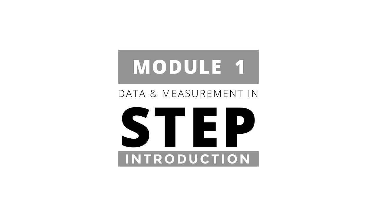 STEP Module I: Introduction to STEP - YouTube
