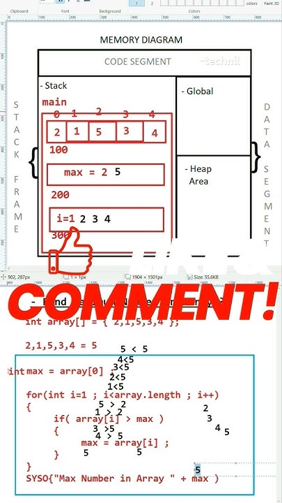 Find Maximum Element From An Array ? #technil - YouTube