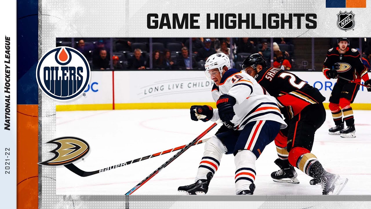 Oilers @ Ducks 4/3 l NHL Highlights 2022 - YouTube