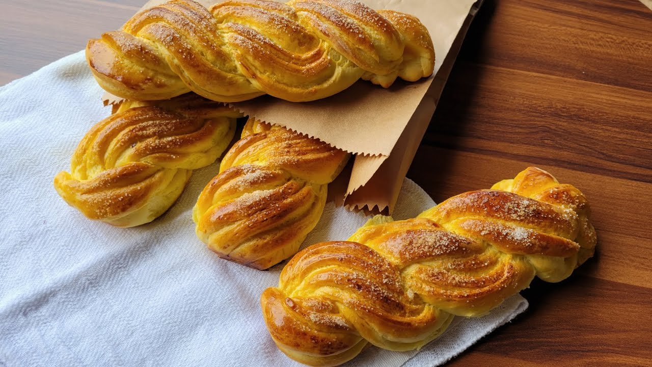 How to make saffron bread with soft texture and excellent taste - YouTube