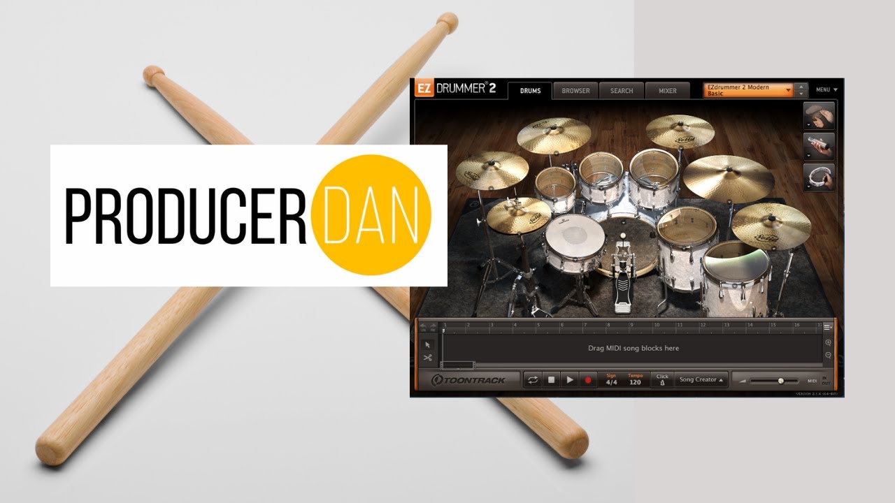 How to Use EZ Drummer 2 to Write a Song (Part 1) Using Song Creator ...