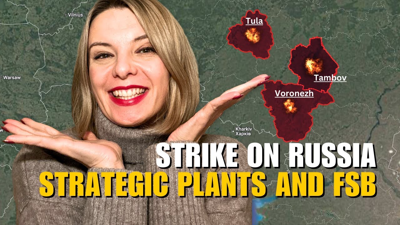 MASSIVE ATTACK ON STRATEGIC TARGETS IN TAMBOV, VORONEZH, TULA REGIONS Vlog 842: War in Ukraine ...