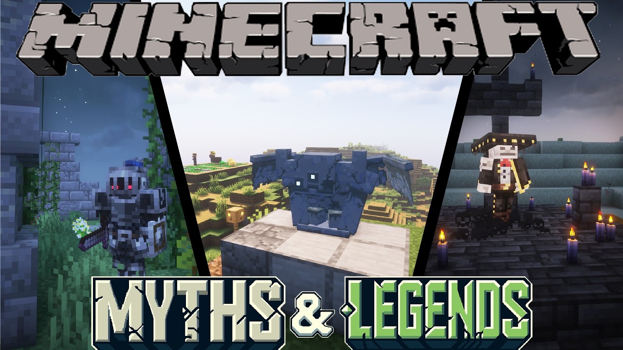 Minecraft. Myth & Legends. Showcase (1.20.1) - YouTube
