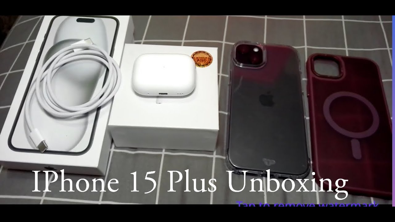 Iphone 15 plus Unboxing | 128GB Black - YouTube