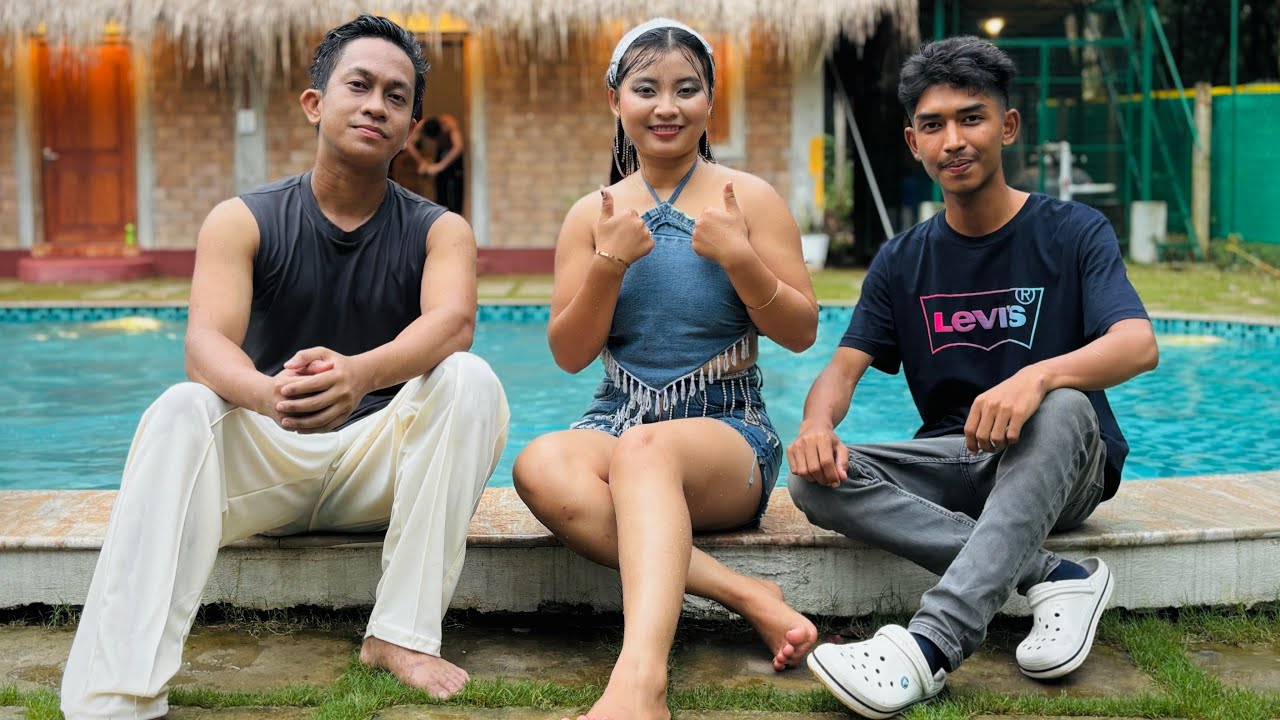 Monsoon parTy aT The Farm ResorT wiTh sexy piece 😍 || AgarTala ...