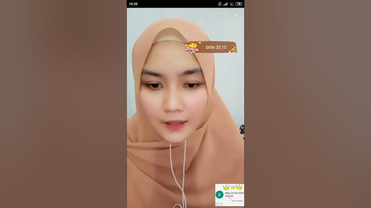 Bigo Live Hot Cute Girl Berjilbab Orange Indah Persiapan Battle Youtube
