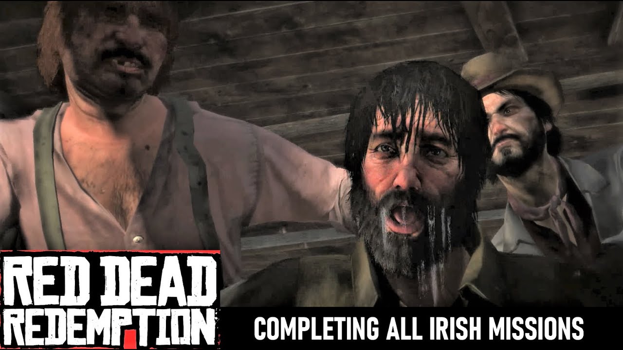 Every Irish Mission In Red Dead Redemption - YouTube