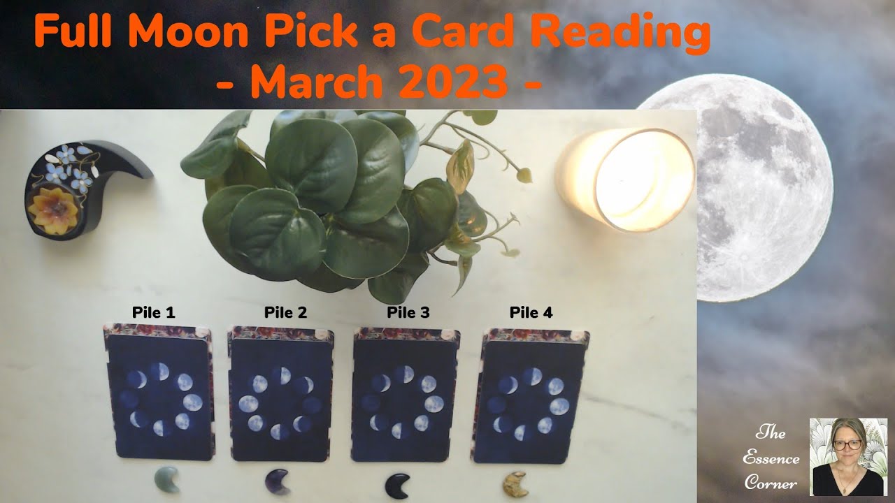 Full Moon Pick a Card Tarot Reading - March 2023 - YouTube