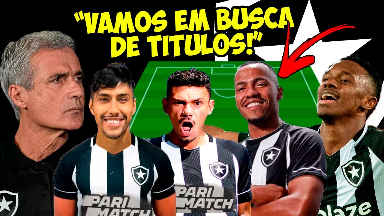 VEJA COMO ESTA FICANDO O TIME DO BOTAFOGO PRA 2023! - YouTube
