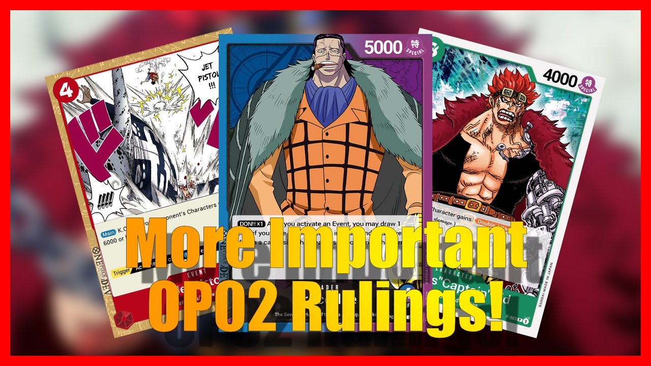 Need to Know Rules for One Piece TCG! - YouTube