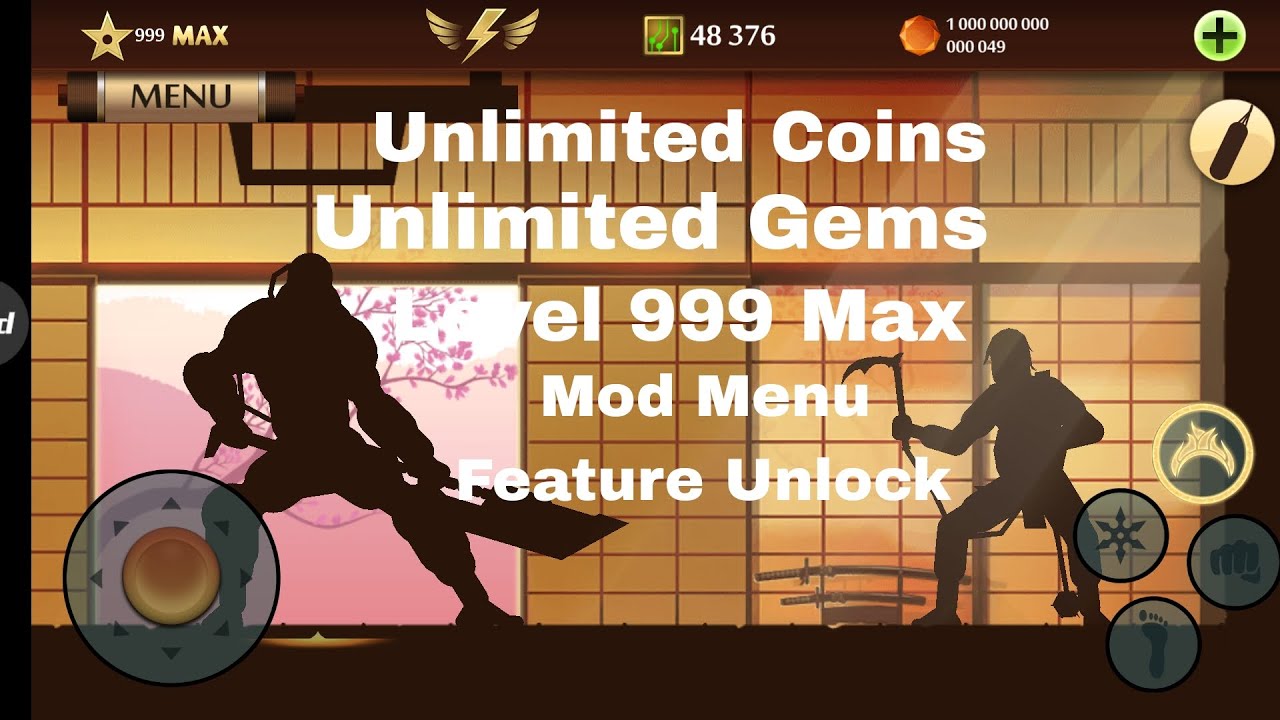 SHADOW FIGHT 2 SPECIAL EDITION MOD MENU|UNLOCK ALL FEATURES NEW - YouTube