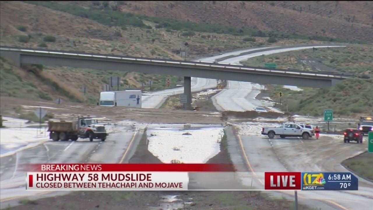 Highway 58 Mudslide YouTube Highway 58 Mudslide YouTube