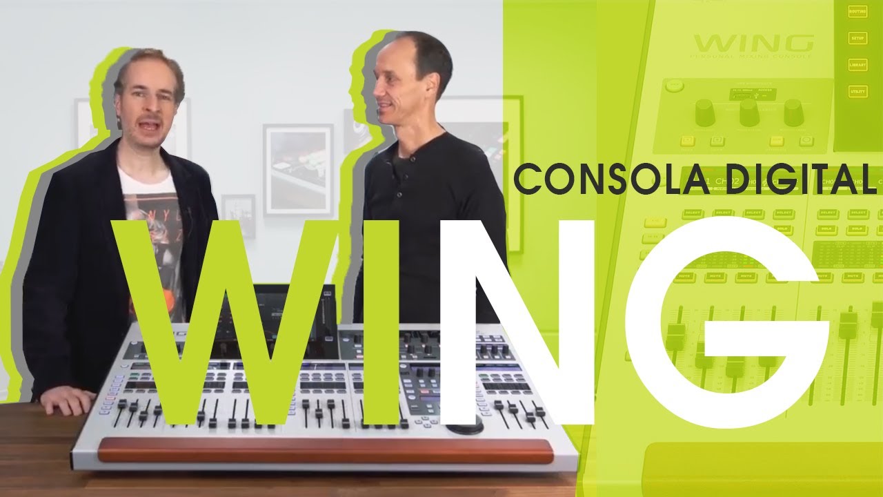 Descripción completa | Cono la consola digital WING de Behringer - YouTube
