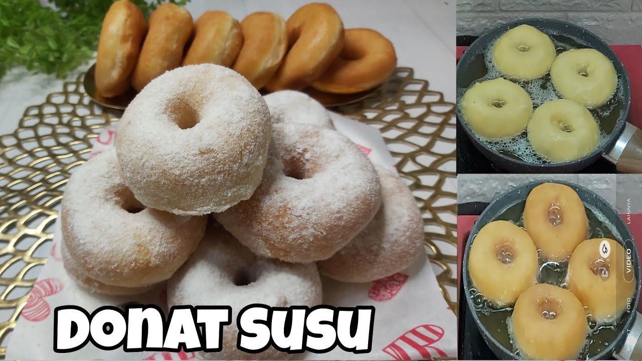DONAT SUSU SUPER LEMBUT DAN MENUL ‼️ ASLI BIKIN NAGIH || WAJIB COBA ‼️ ...