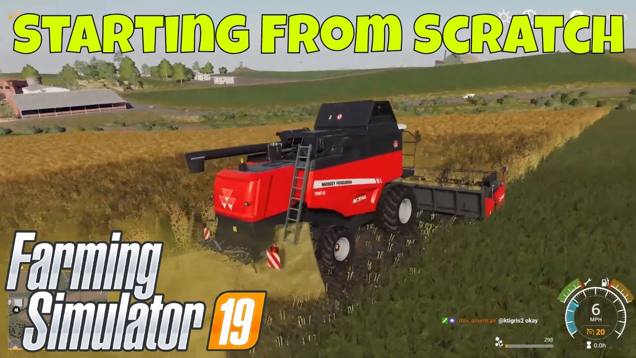 Farming Simulator 19 | Starting From Scratch Mode | Starting AGAIN (EP ...