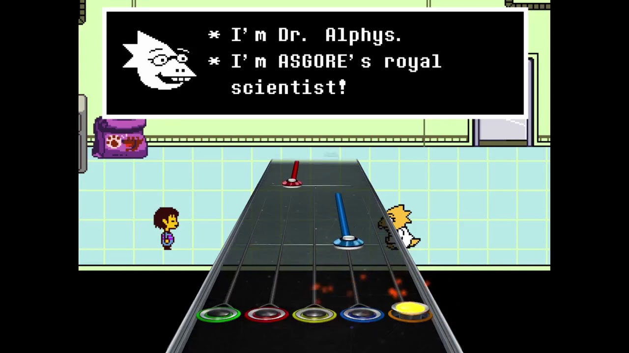 Undertale OST 048 - Alphys (Clone Hero Chart) - YouTube
